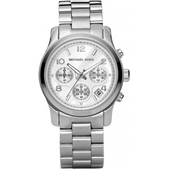 Michael Kors | Accessories | Michael Kors Womens Mk534 Silver Tone ...